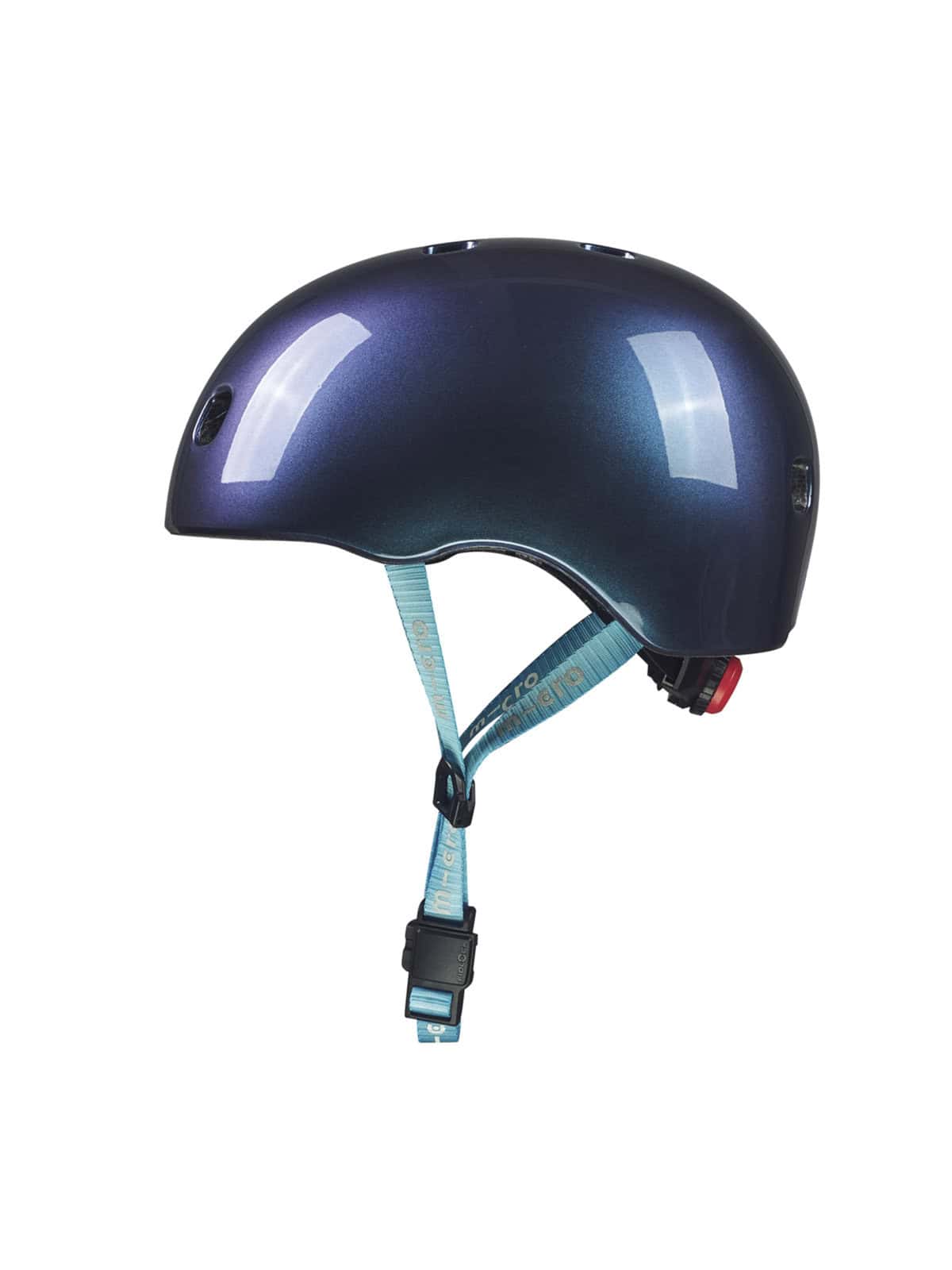 Micro Helmet Neonchrome Blue S (48-54cm) — White and Black Trading